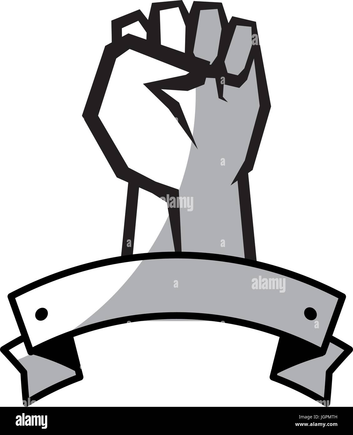 Clenched hand symbol Stock Vector Image & Art - Alamy