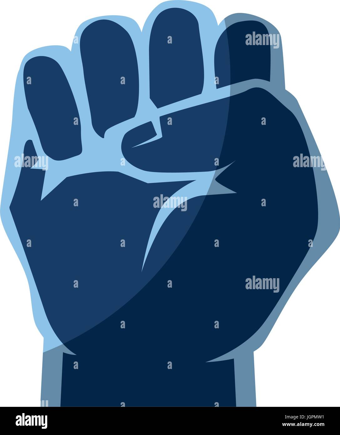 Clenched hand symbol Stock Vector Image & Art - Alamy