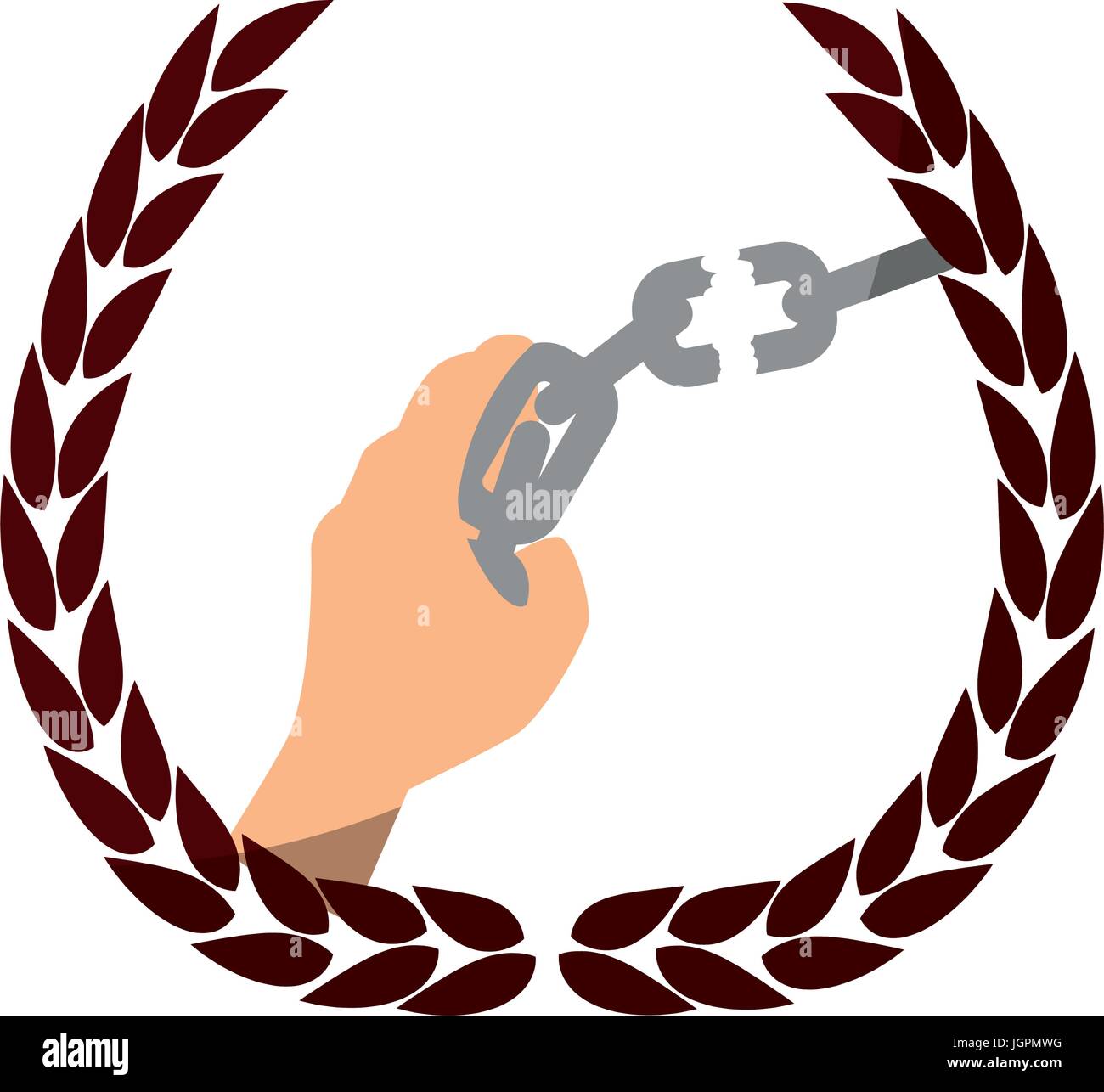 Wreath chains Stock Vector Images - Alamy