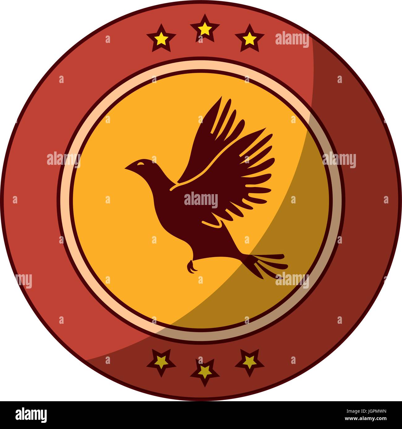 Dove bird symbol Stock Vector Image & Art - Alamy