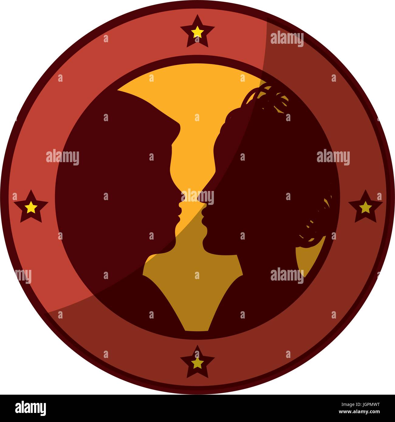 Afro diversity symbol Stock Vector Image & Art - Alamy