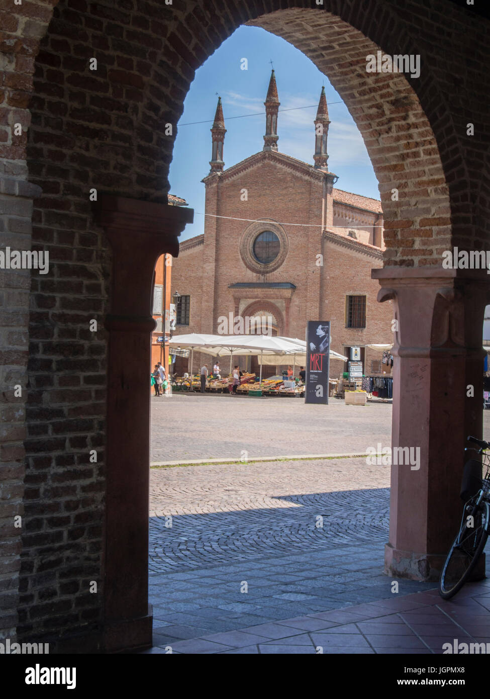 Busseto, Parma, Italy hometown of music composer Giuseppe Verdi Stock ...