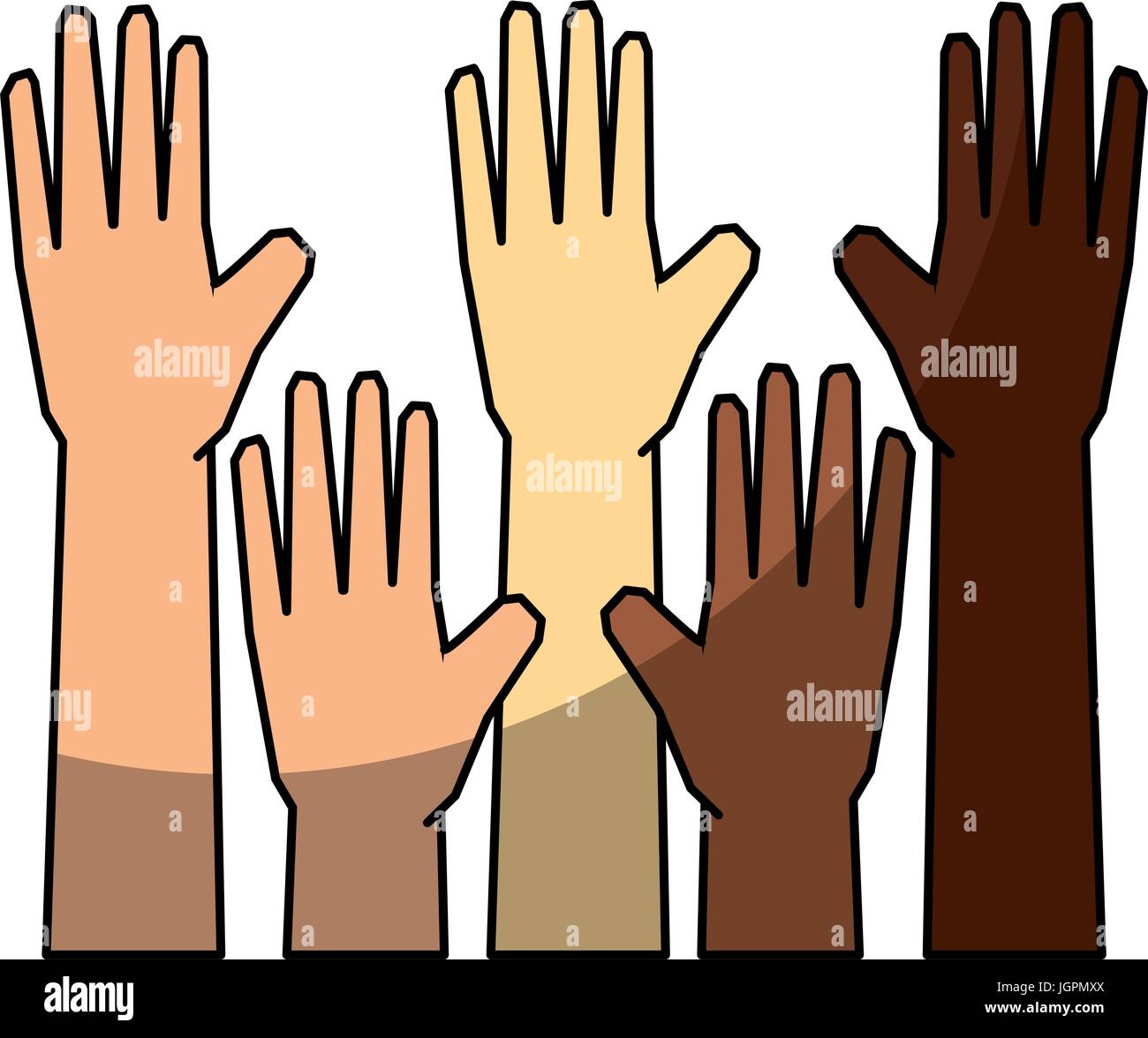 Afro diversity symbol Stock Vector Image & Art - Alamy