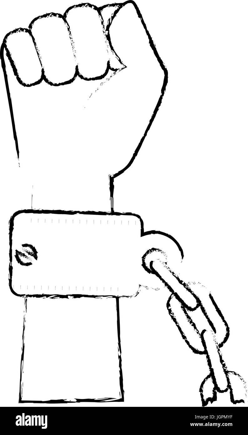 Chain of slavery Stock Vector Image & Art - Alamy