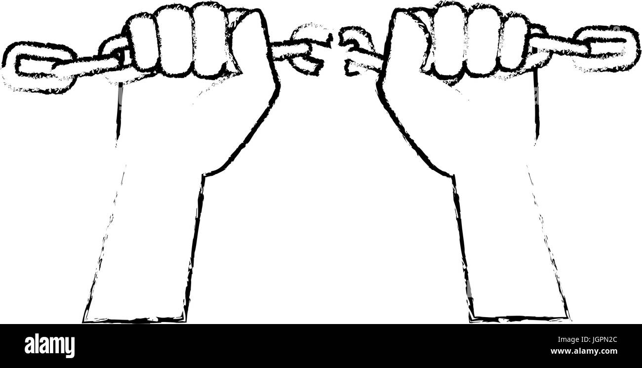 Hand grabbing a chain icon Stock Vector Image & Art - Alamy