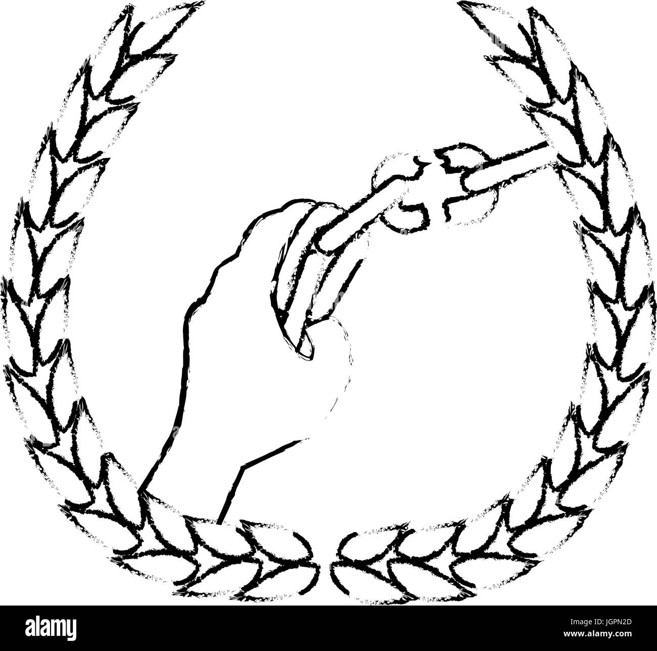 Hand grabbing a chain icon Stock Vector Image & Art - Alamy