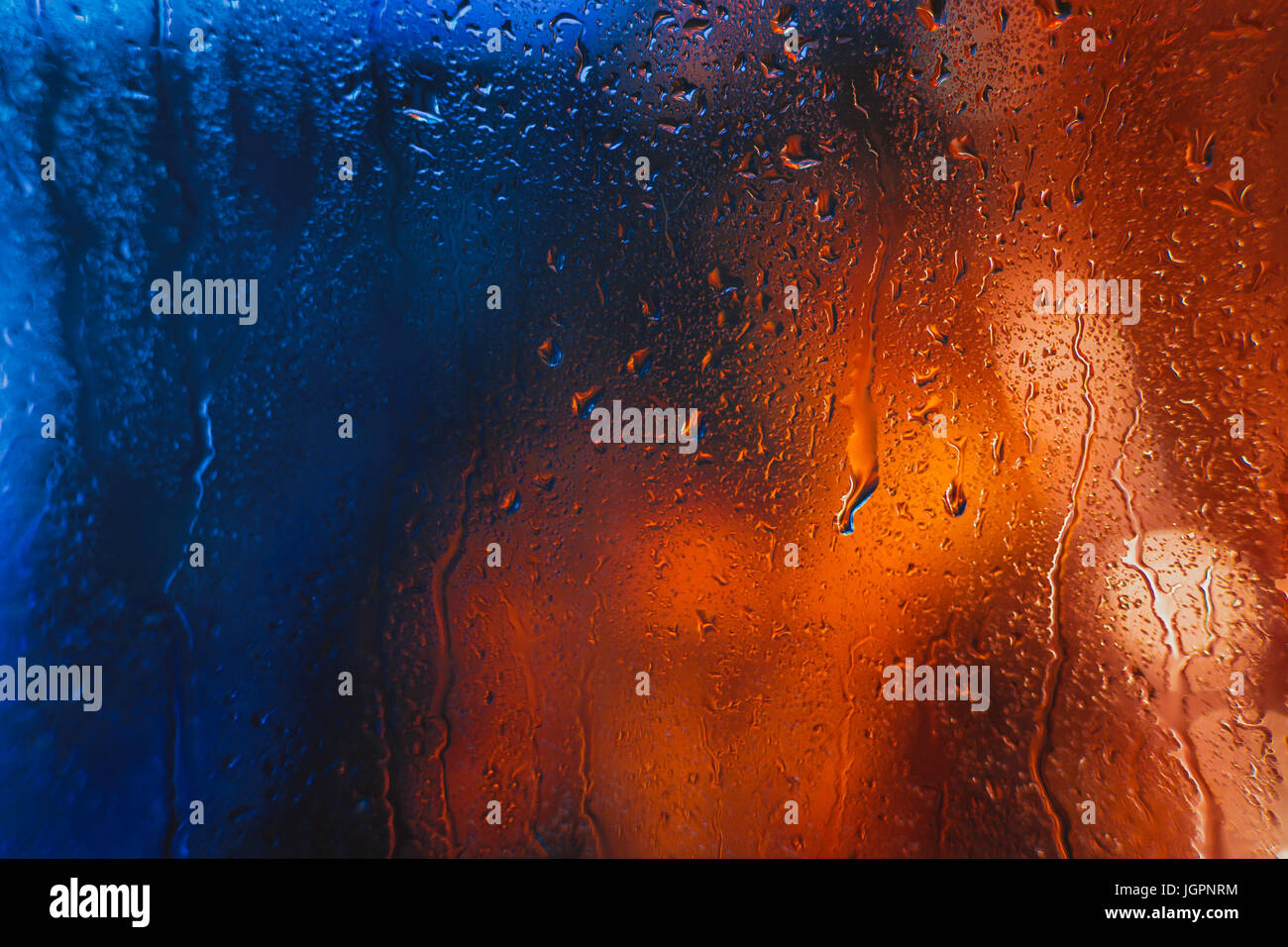 Rain on window in foreground hi-res stock photography and images - Alamy