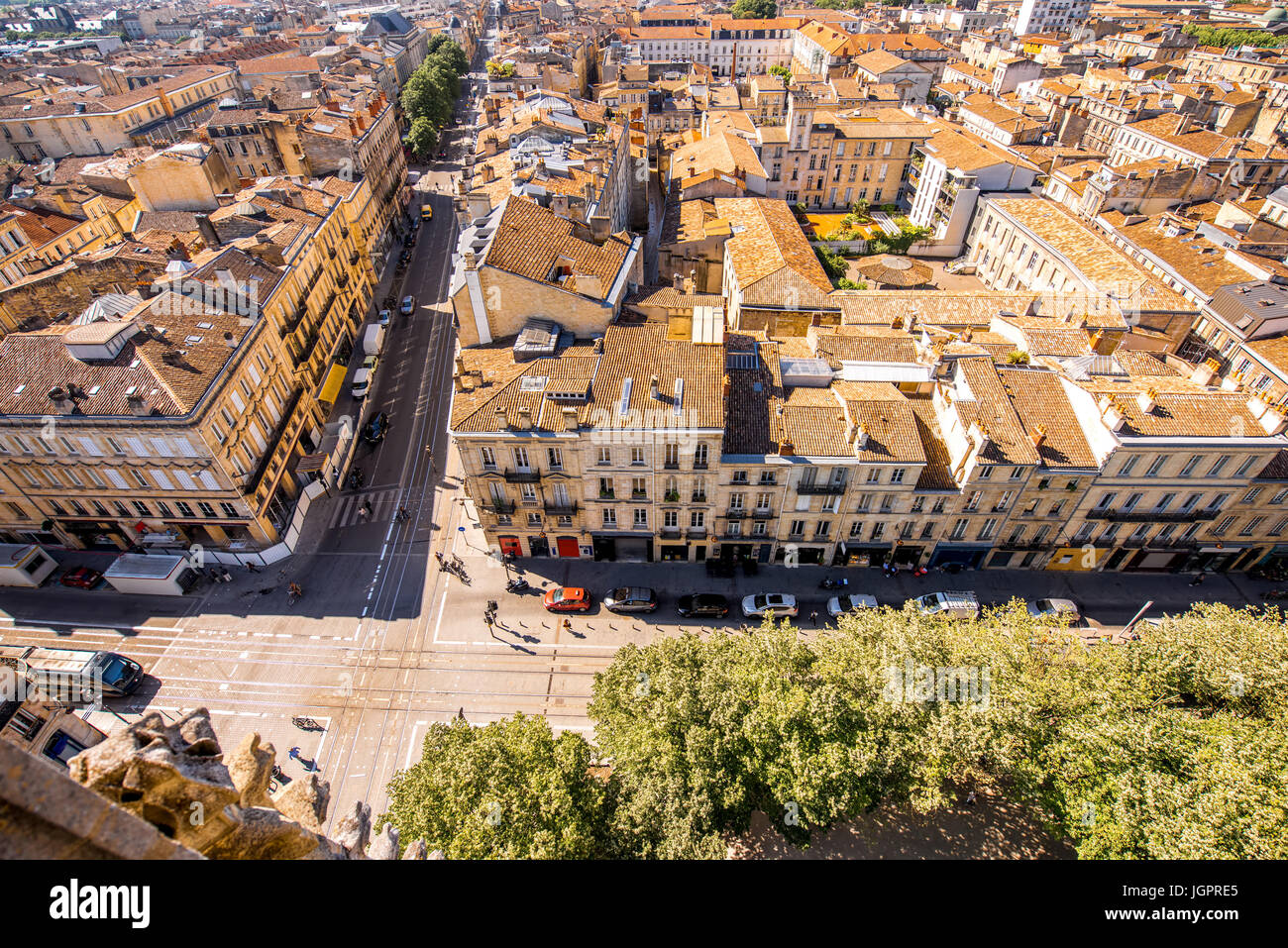 Bordeaux france city aerial hi-res stock photography and images - Alamy