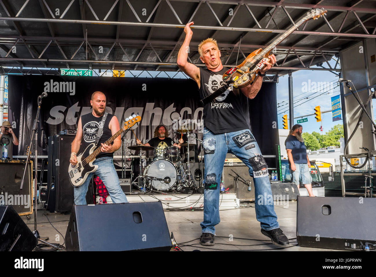 Legendary Punk Rock Band D.O.A rock the Khatsahlano Street Party ...