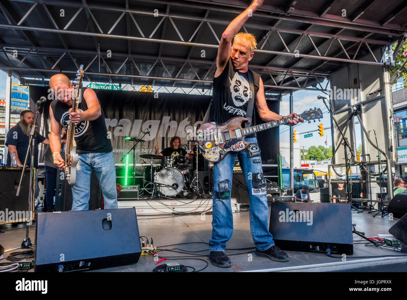 Legendary Punk Rock Band D.O.A rock the Khatsahlano Street Party ...