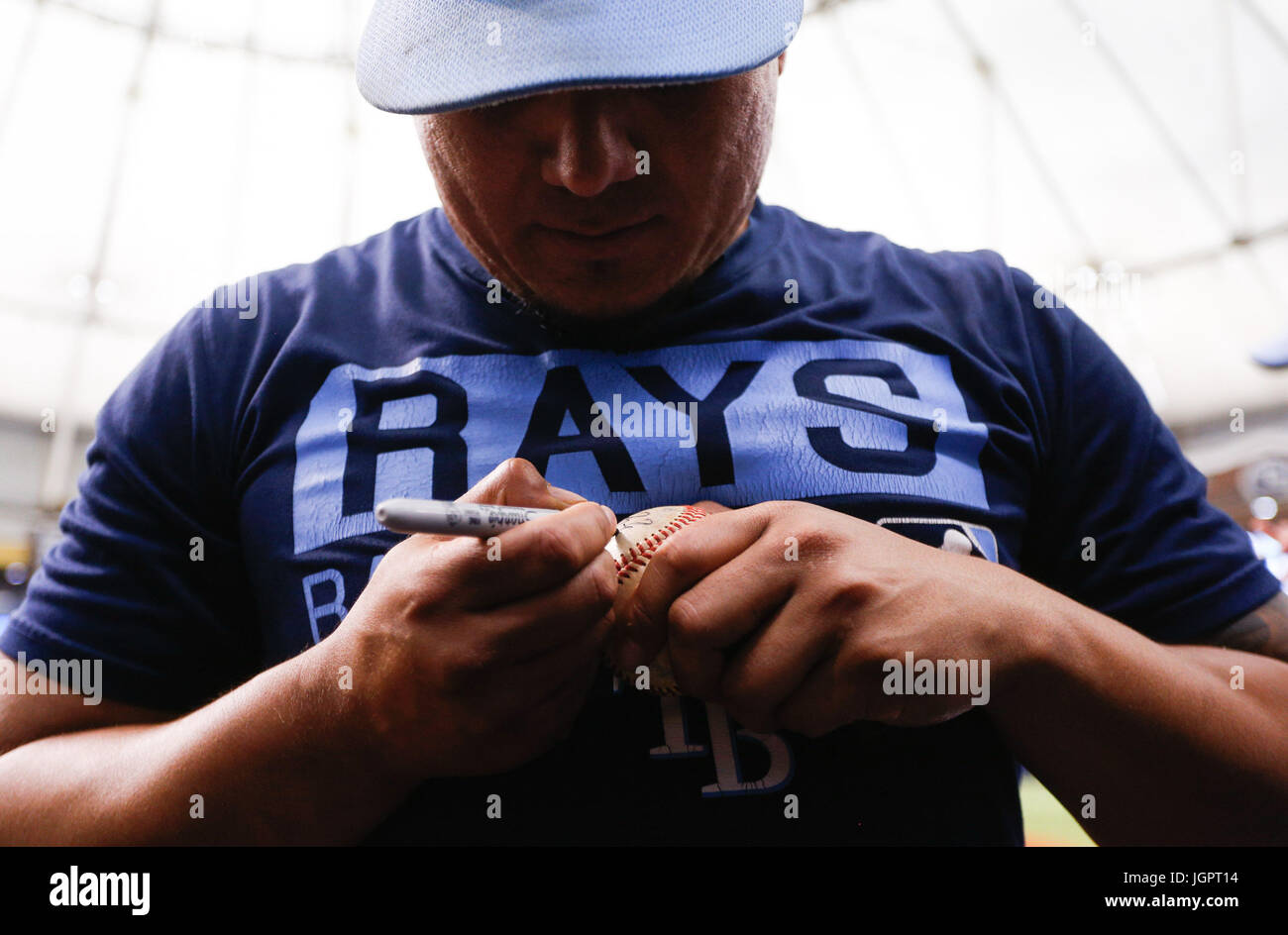 July 9, 2017 - Florida, U.S. - LOREN ELLIOTT | Times .Tampa Bay Rays ...