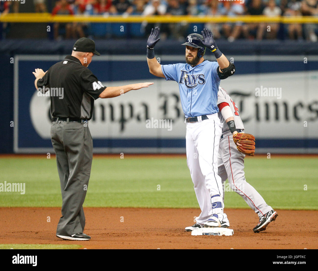 Florida, USA. 9th July, 2017. LOREN ELLIOTT | Times .Tampa Bay Rays ...