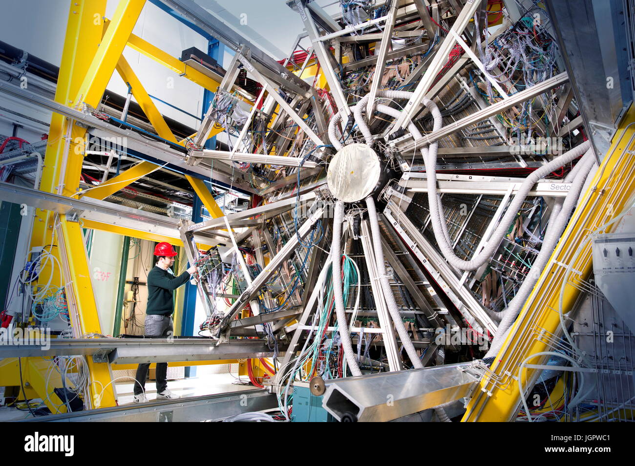 HANDOUT - View of the HADES detector at the GSI Helmholtz Center for ...