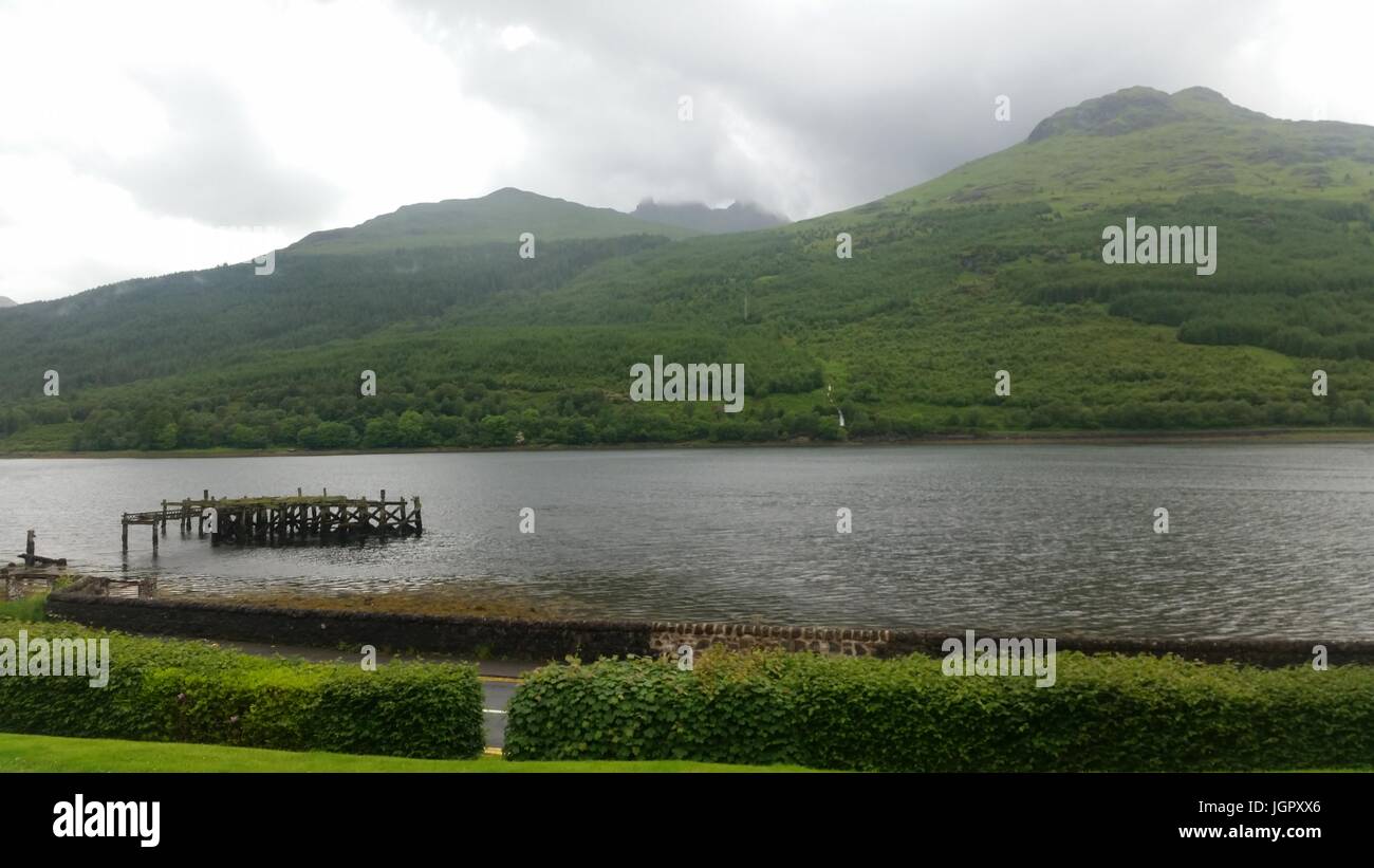 View over Scotland's fjords Stock Photo - Alamy