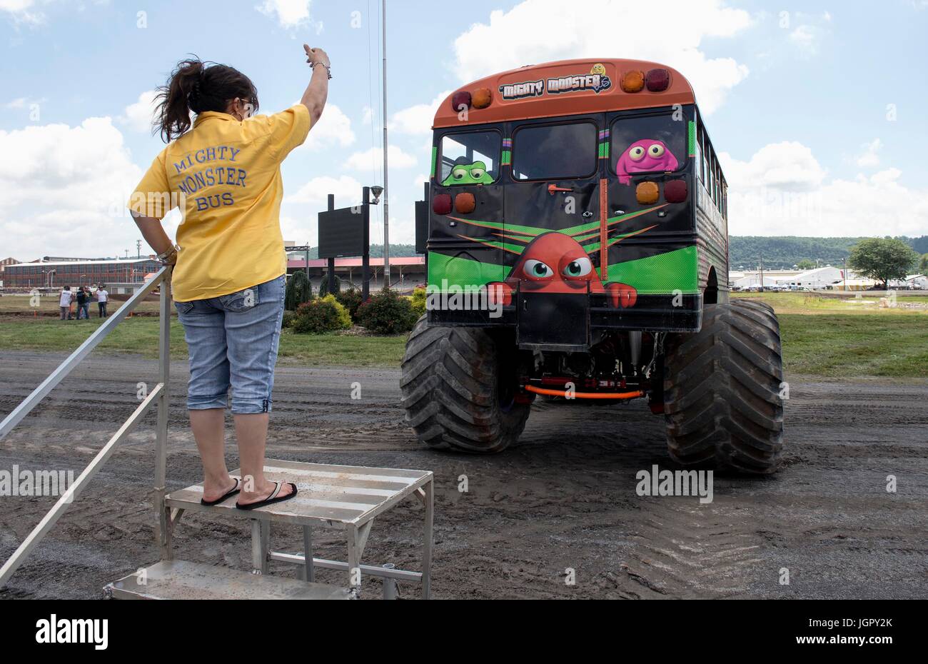 Monster truck bus hi-res stock photography and images - Alamy