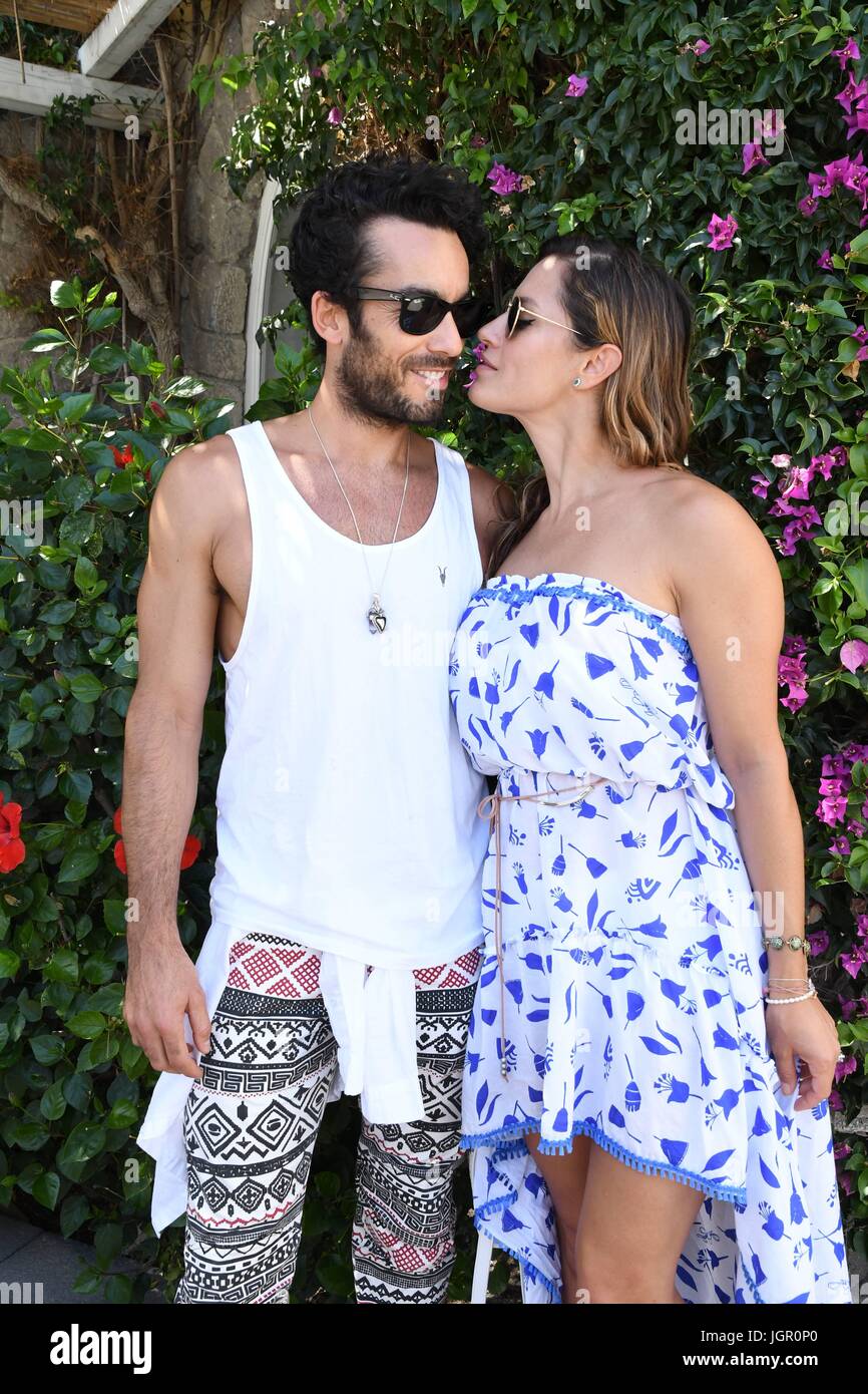 Lacco Ameno (Ischia): Hotel Regina Isabella. Lola Ponce with her ...