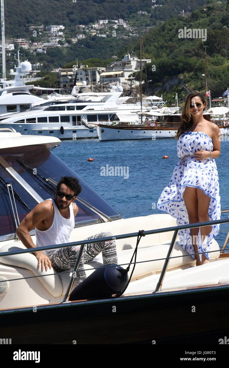 Lacco Ameno (Ischia): Hotel Regina Isabella. Lola Ponce with her ...