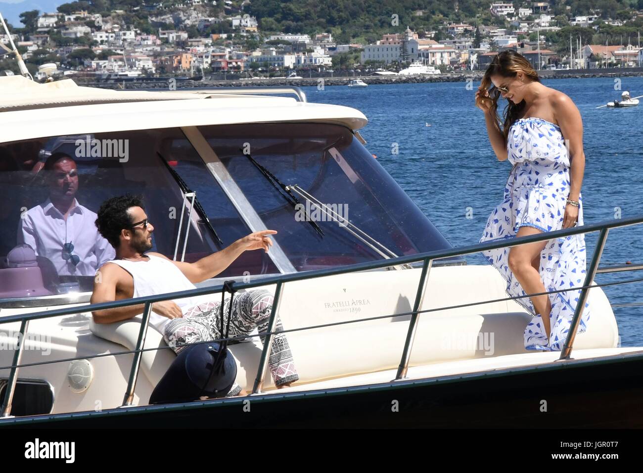 Lacco Ameno (Ischia): Hotel Regina Isabella. Lola Ponce with her ...