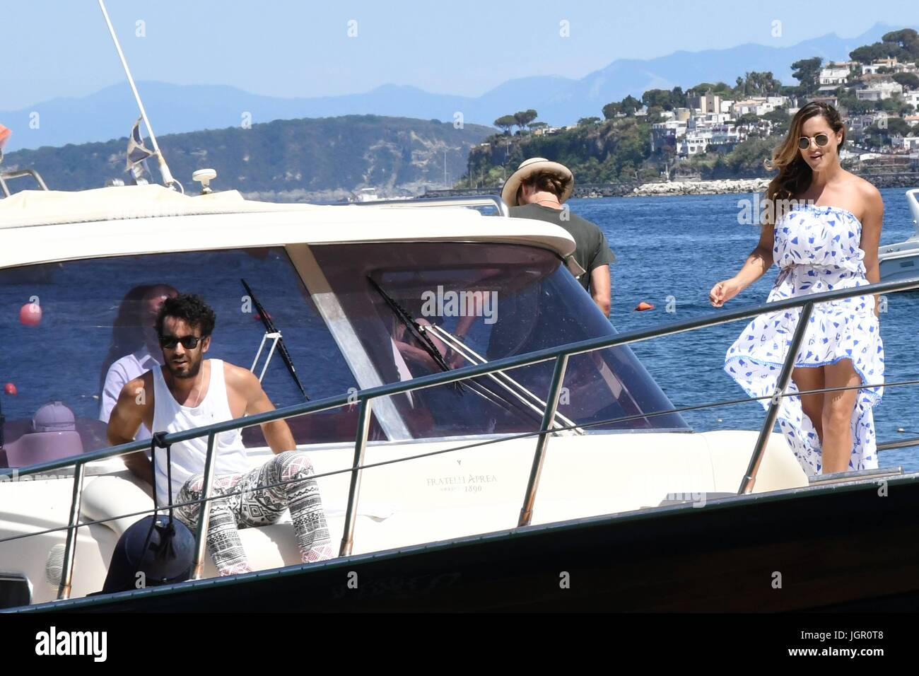 Lacco Ameno (Ischia): Hotel Regina Isabella. Lola Ponce with her ...