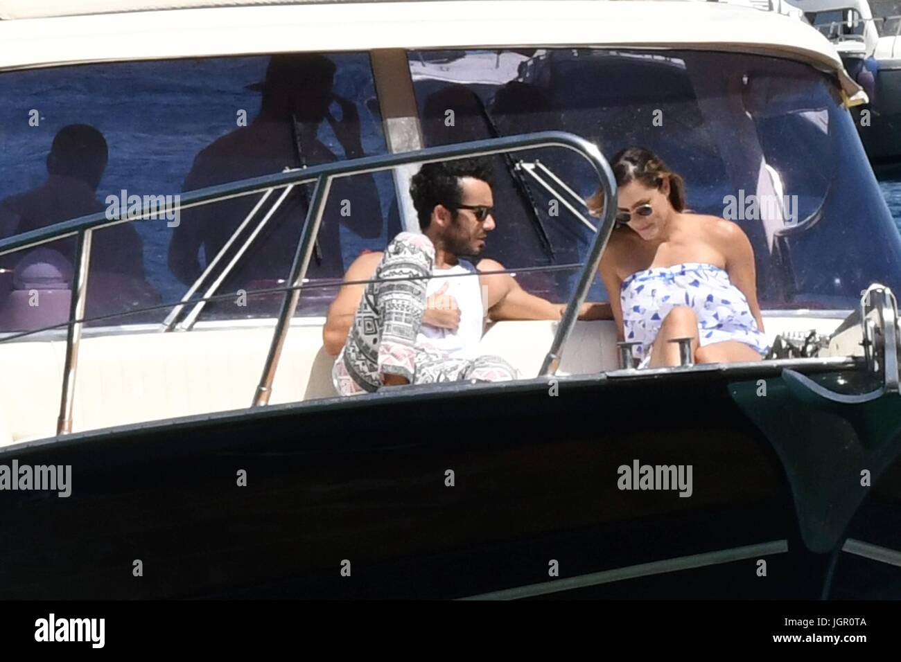 Lacco Ameno (Ischia): Hotel Regina Isabella. Lola Ponce with her ...