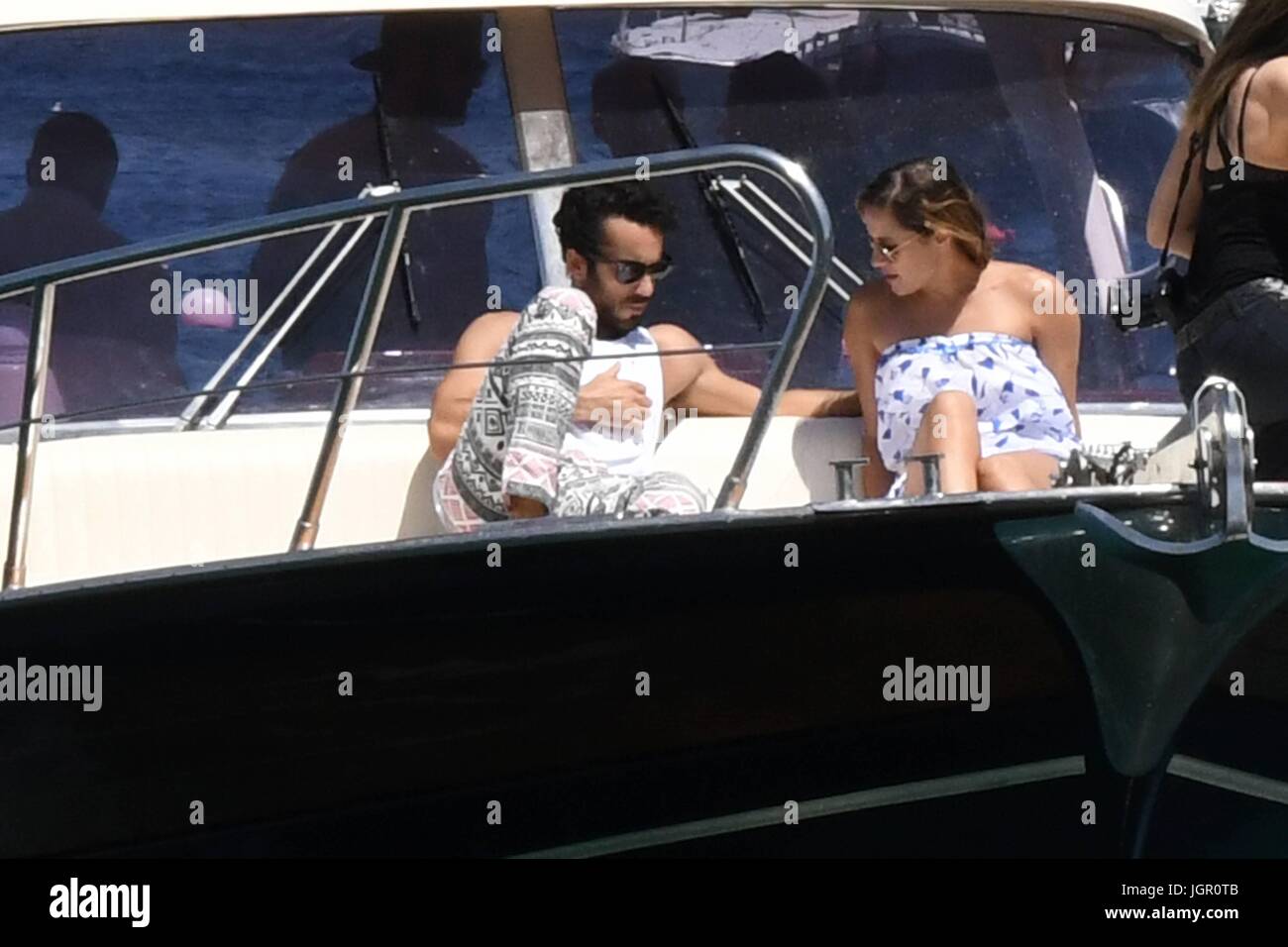 Lacco Ameno (Ischia): Hotel Regina Isabella. Lola Ponce with her ...