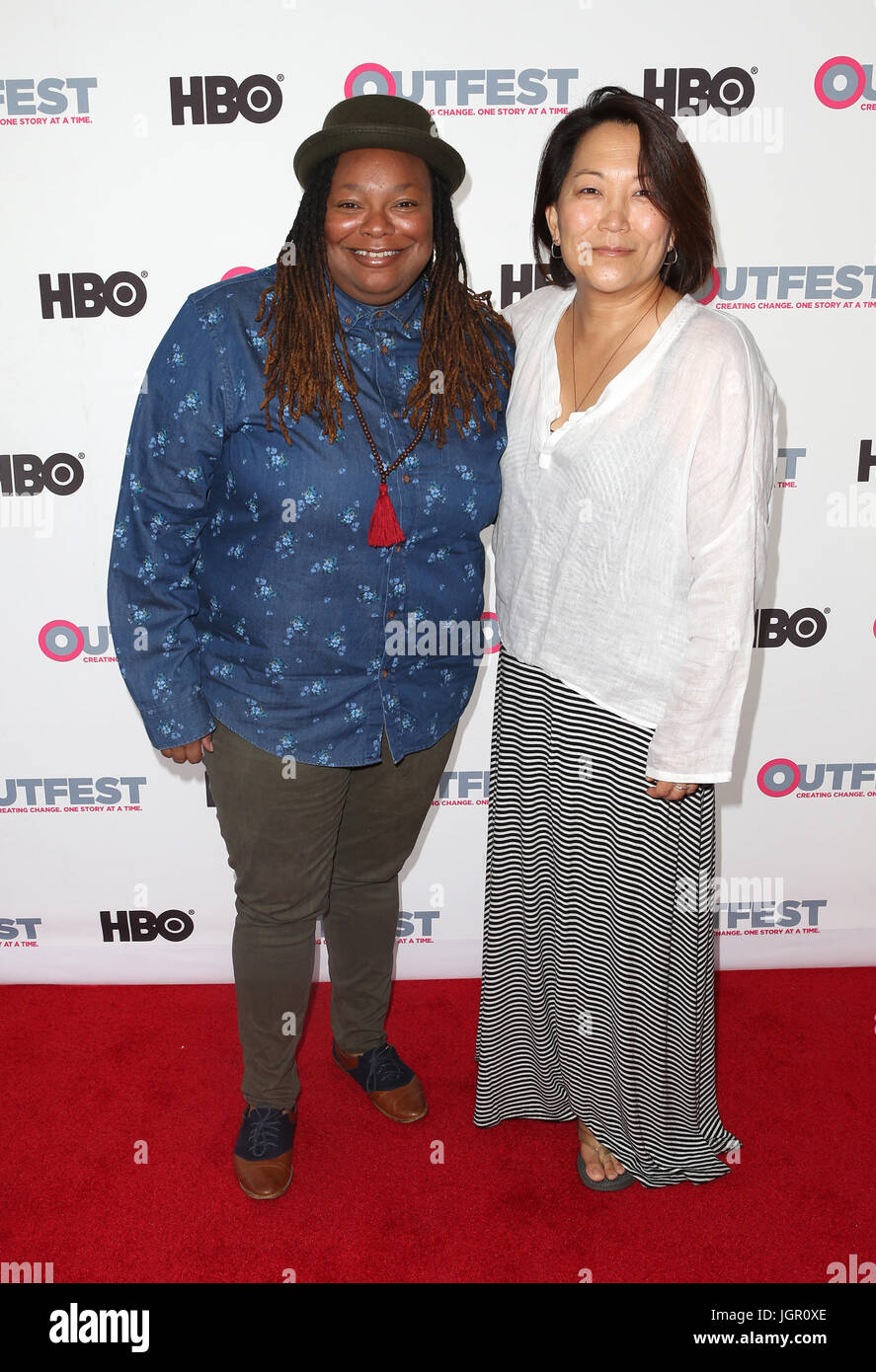 West Hollywood, USA. 9th Jul, 2017. April A. Wilson, Donna Choo, At ...