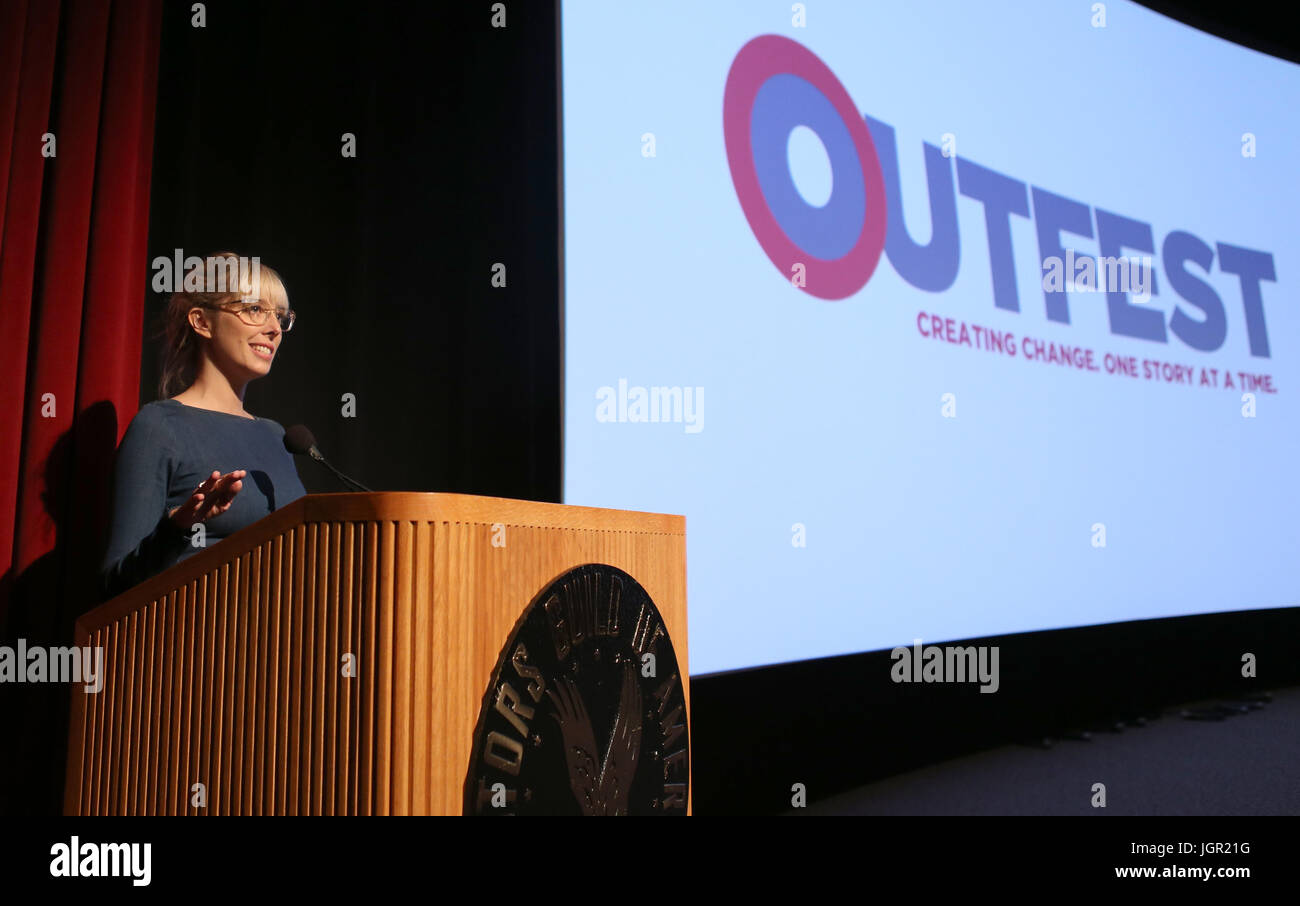 Los Angeles, USA. 9th Jul, 2017. Elizabeth Rohrbaugh, At 2017 Outfest ...