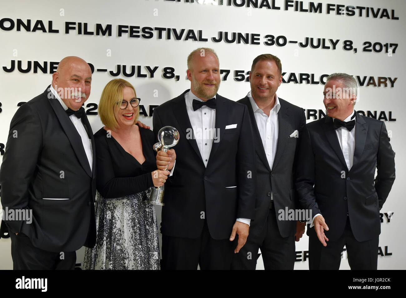 Karlovy Vary, Czech Republic. 08th July, 2017. Slovak filmmaker Peter ...