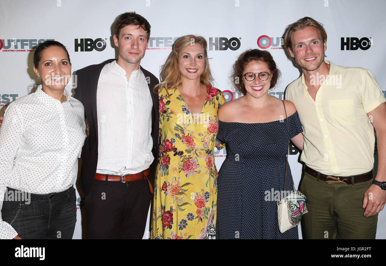 Los Angeles, USA. 9th Jul, 2017. Lucy Mukerjee-Brown, David Rysdahl ...