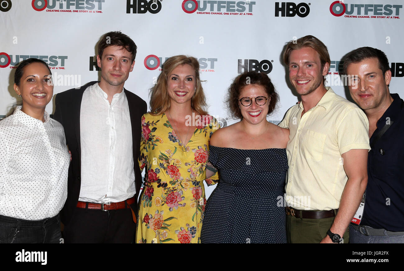 Los Angeles, USA. 9th Jul, 2017. Lucy Mukerjee-Brown, David Rysdahl ...