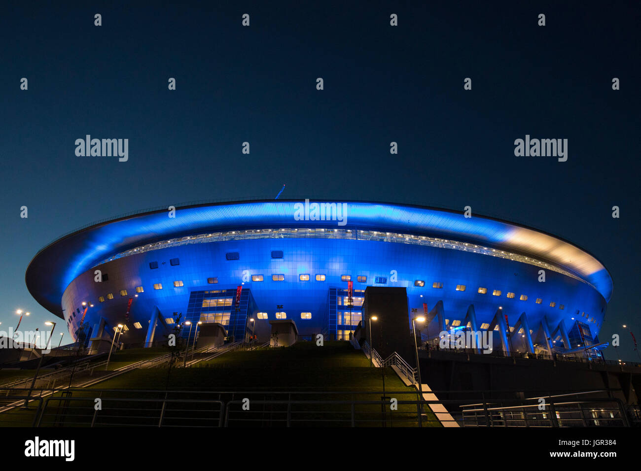 Saint Petersburg, Russia. 2nd July, 2017. The Saint Petersburg Stadium ...