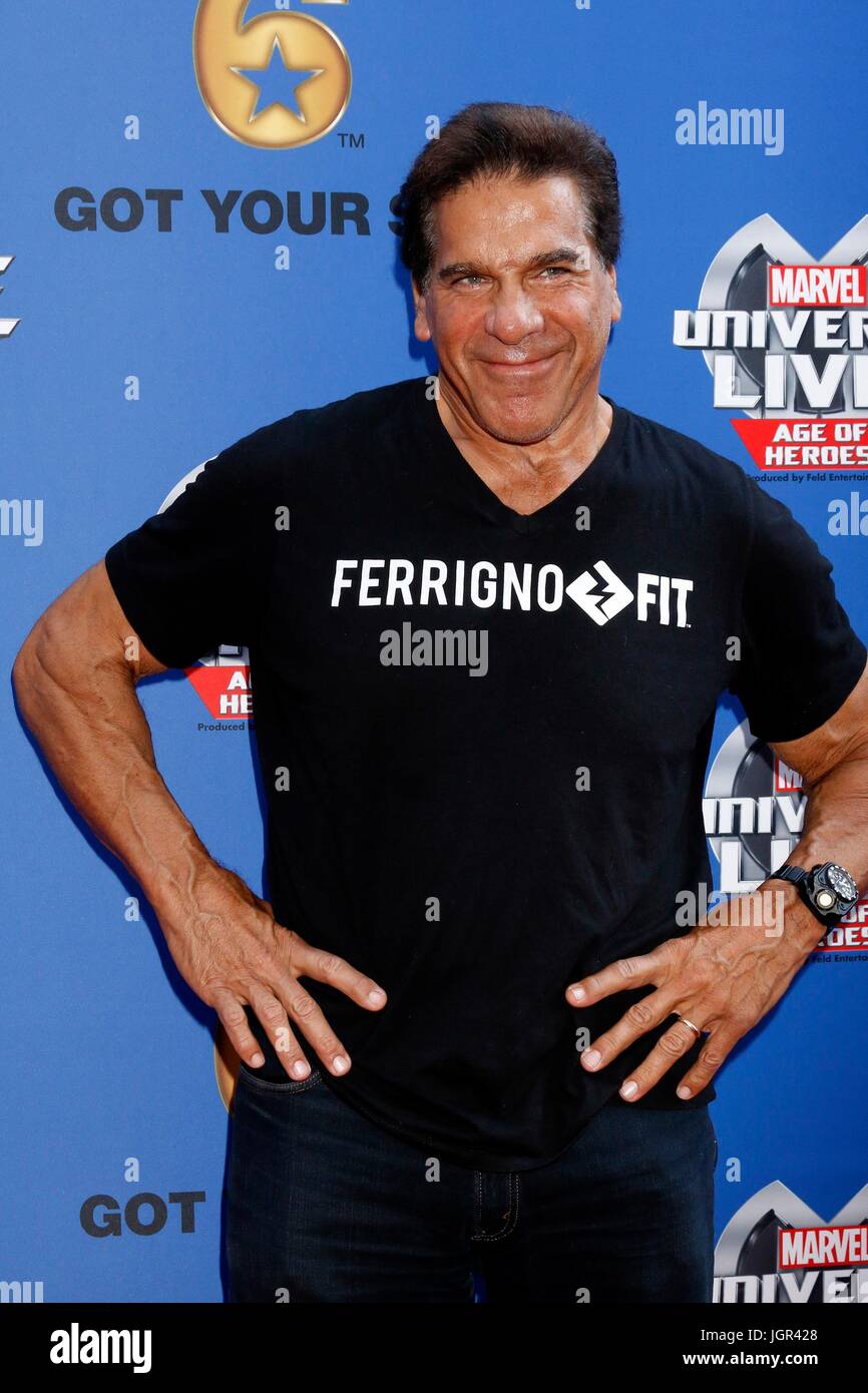 Los Angeles, CA, USA. 8th July, 2017. Lou Ferrigno at arrivals for ...