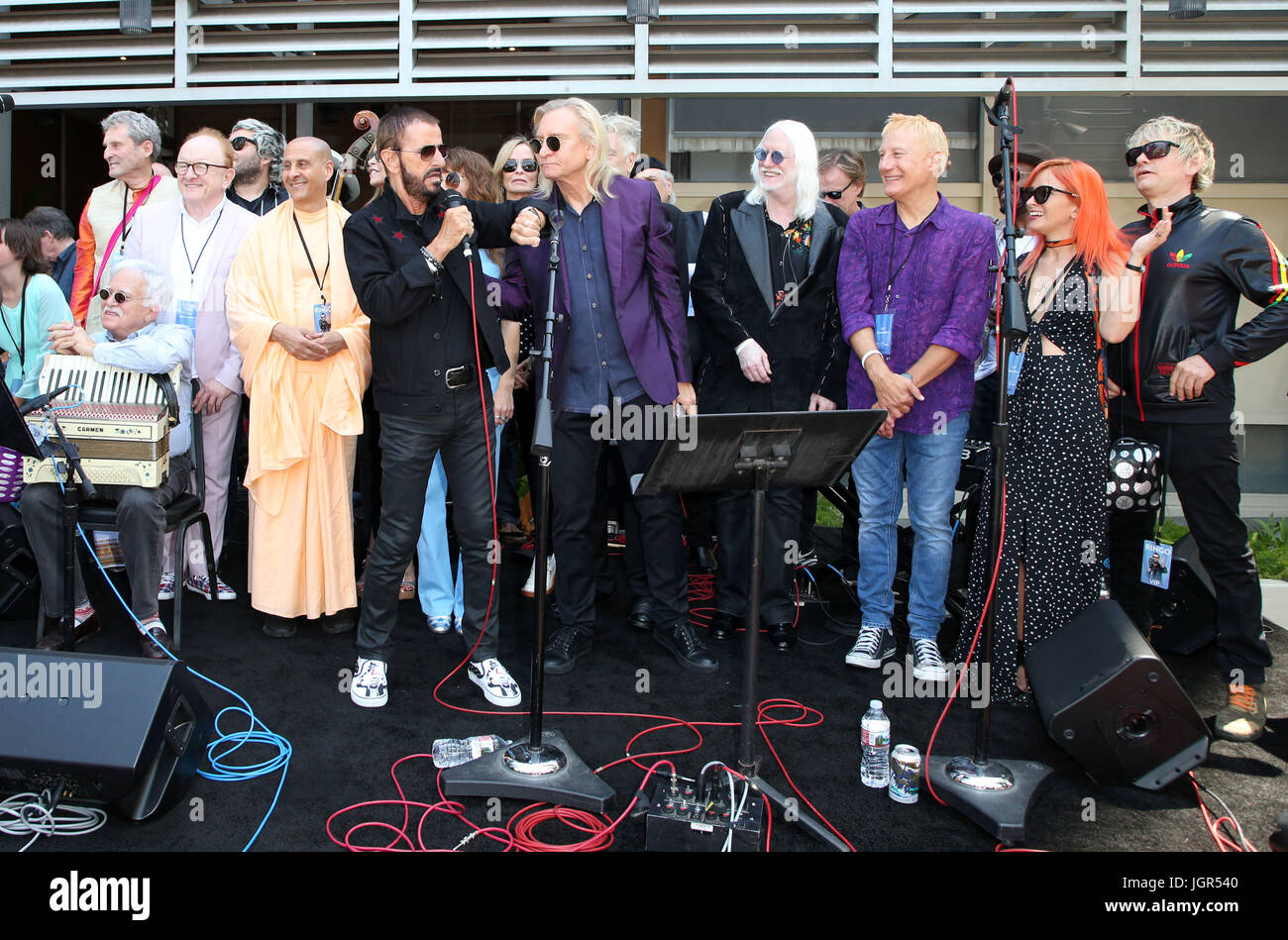 08 July 2017 - Hollywood, California - Ringo Starr, Barbara Bach, Zak ...