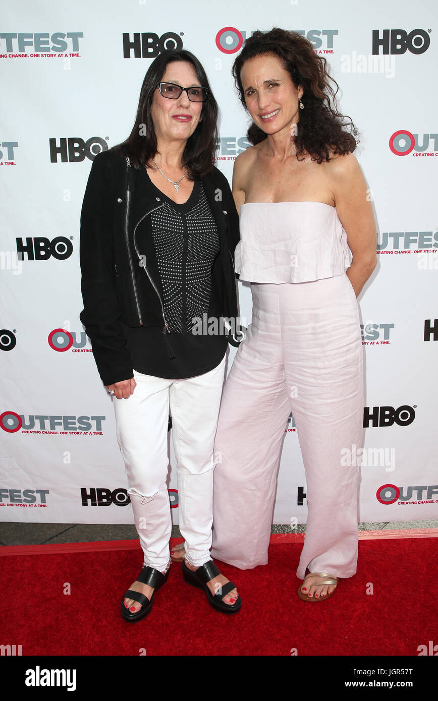 07 July 2017 - West Hollywood, California - Lori Kaye, Andie MacDowell ...