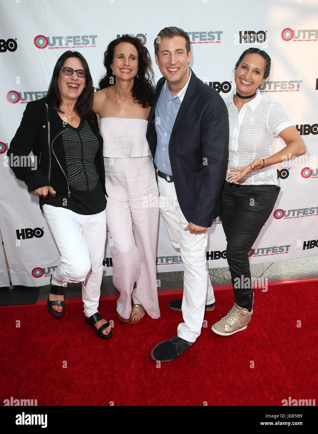 07 July 2017 - West Hollywood, California - Lori Kaye, Andie MacDowell ...