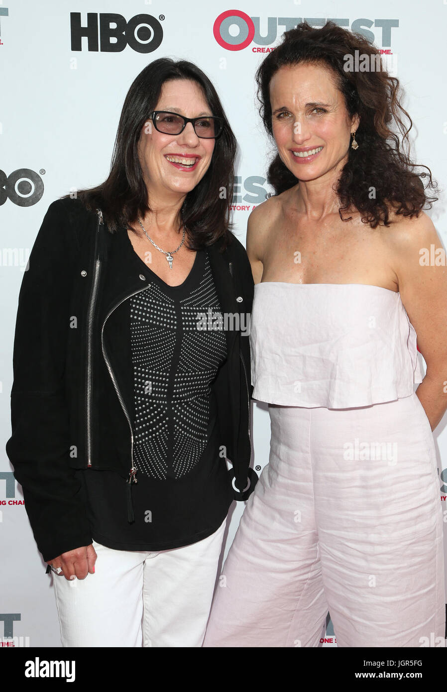 07 July 2017 - West Hollywood, California - Lori Kaye, Andie MacDowell ...