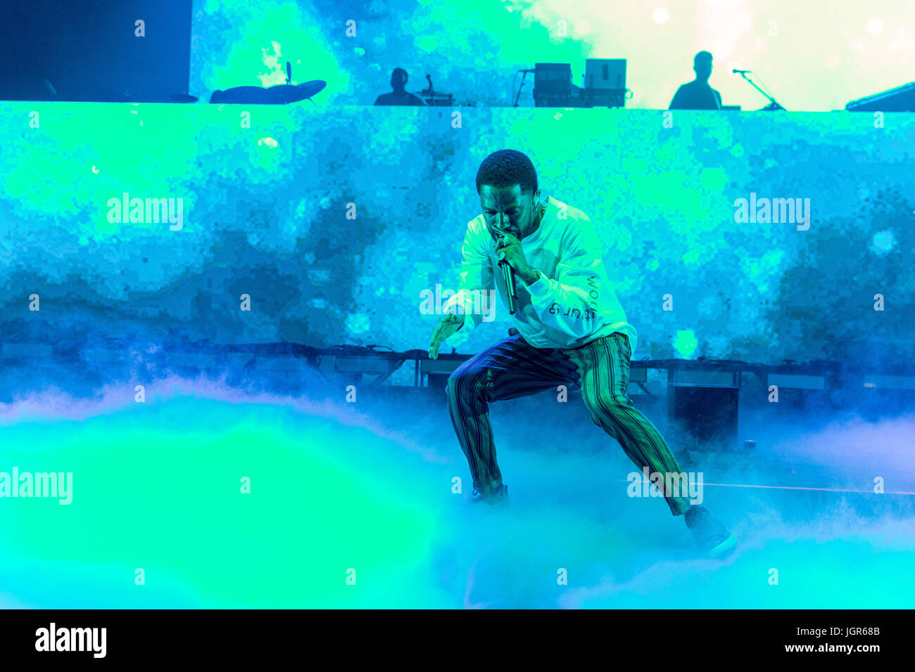 Milwaukee, Wisconsin, USA. 8th July, 2017. Rapper BIG SEAN (SEAN ...