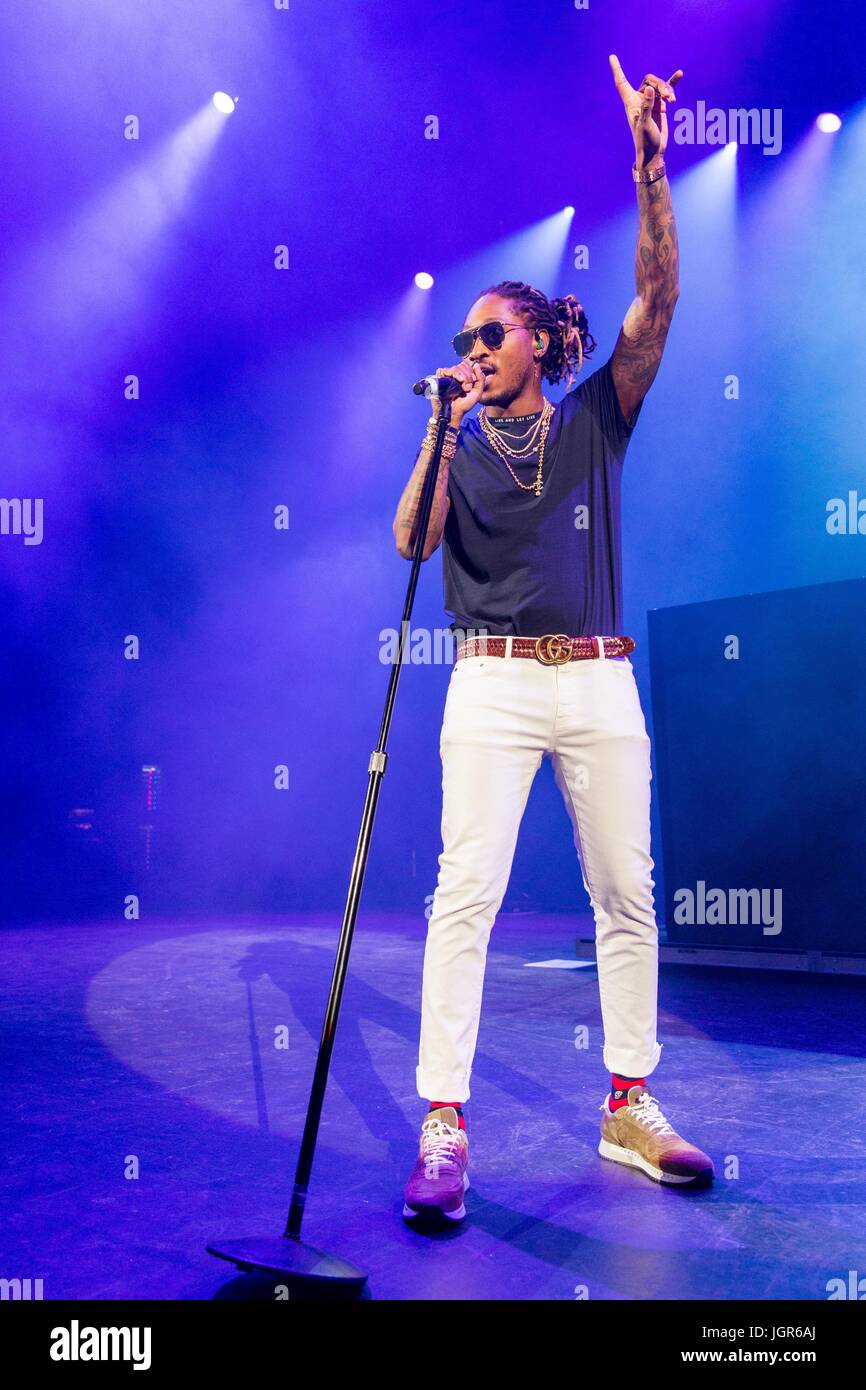 Milwaukee, Wisconsin, USA. 8th July, 2017. Rapper FUTURE (NAYVADIUS ...