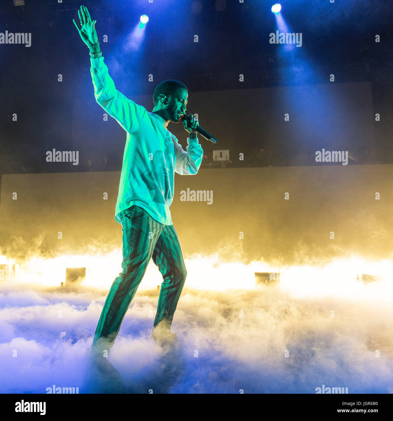 Milwaukee, Wisconsin, USA. 8th July, 2017. Rapper BIG SEAN (SEAN ...