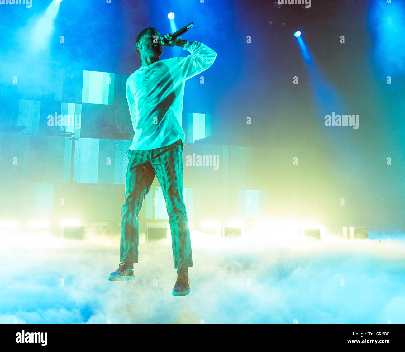 Milwaukee, Wisconsin, USA. 8th July, 2017. Rapper BIG SEAN (SEAN ...