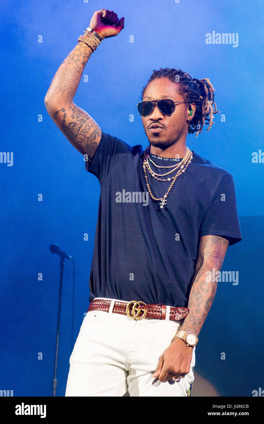 Milwaukee, Wisconsin, USA. 8th July, 2017. Rapper FUTURE (NAYVADIUS ...