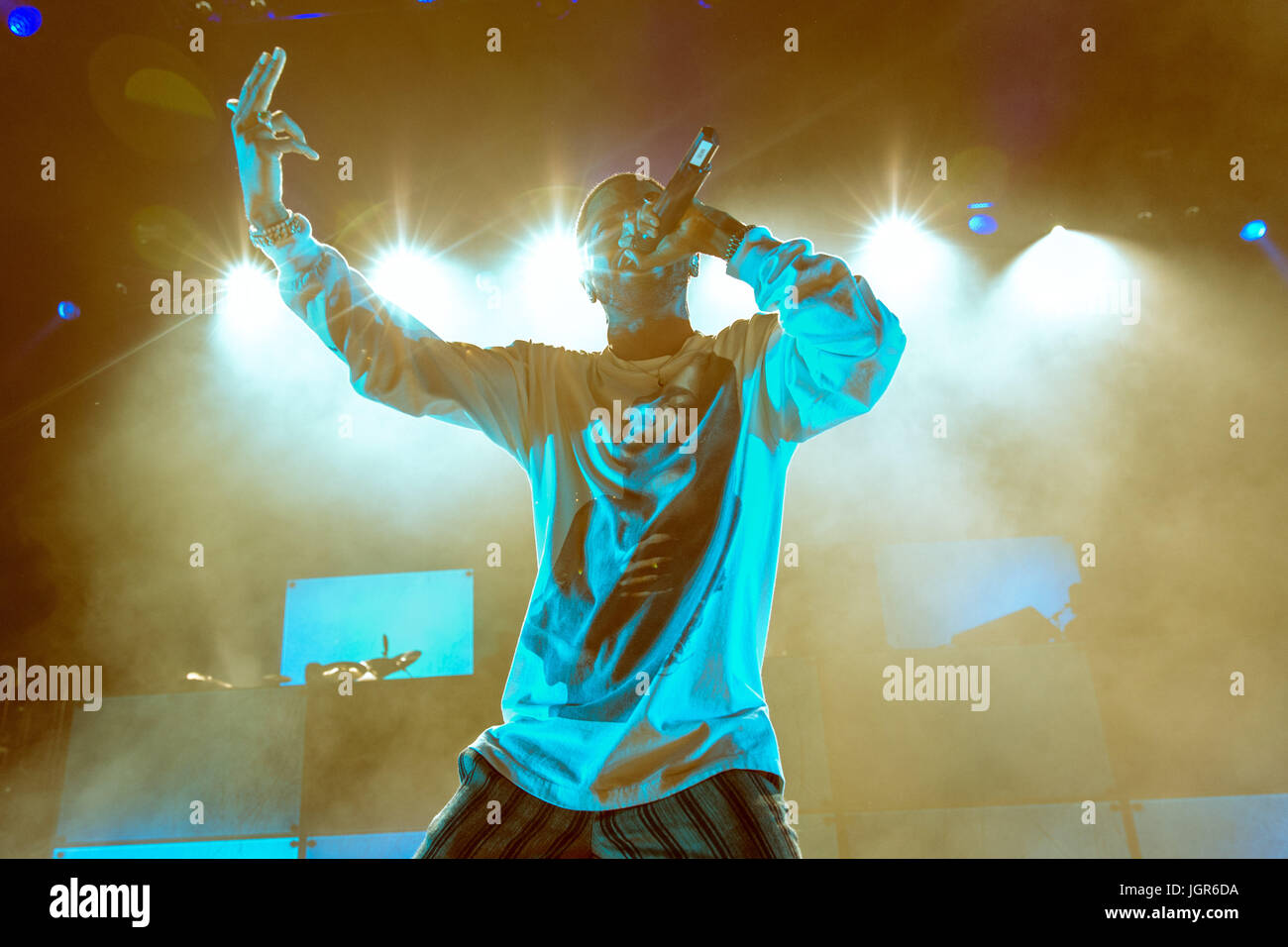 Milwaukee, Wisconsin, USA. 8th July, 2017. Rapper BIG SEAN (SEAN ...