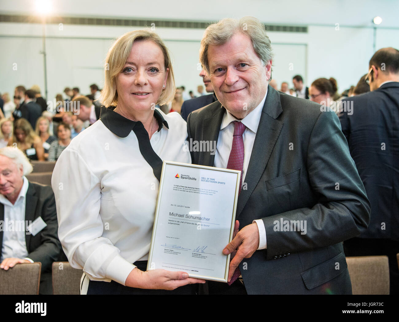Marburg, Germany. 10th July, 2017. Sabine Kehm, Michael Schumacher's ...