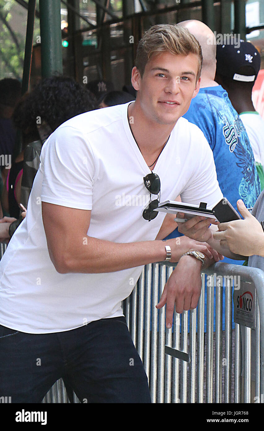 New York, NY, USA. 10th July, 2017. Mitchell Slaggert seen after an ...