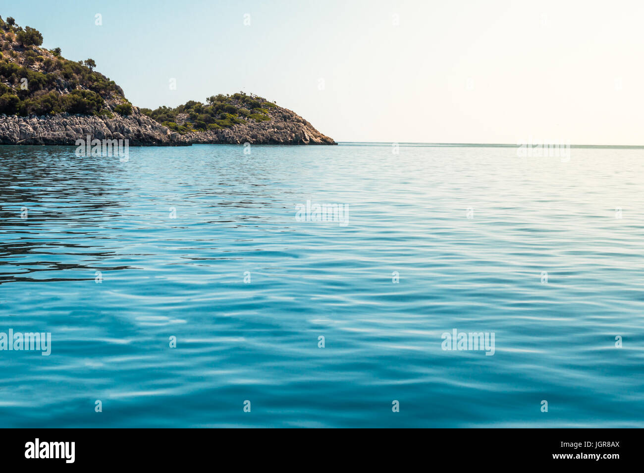 Tropical landscape of the Mediterranean Stock Photo - Alamy