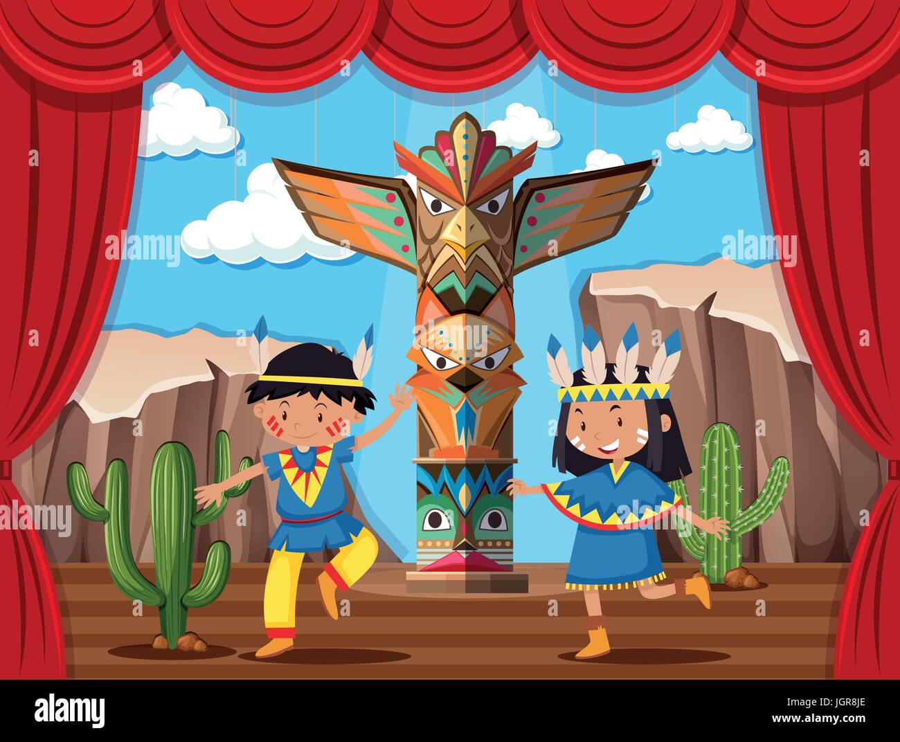Native American Kids Playing High Resolution Stock Photography and ...