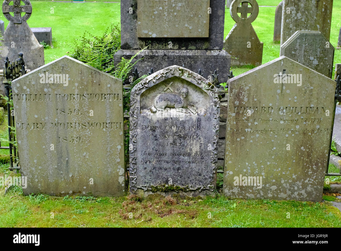 Grave poet william wordsworth in hi-res stock photography and images ...