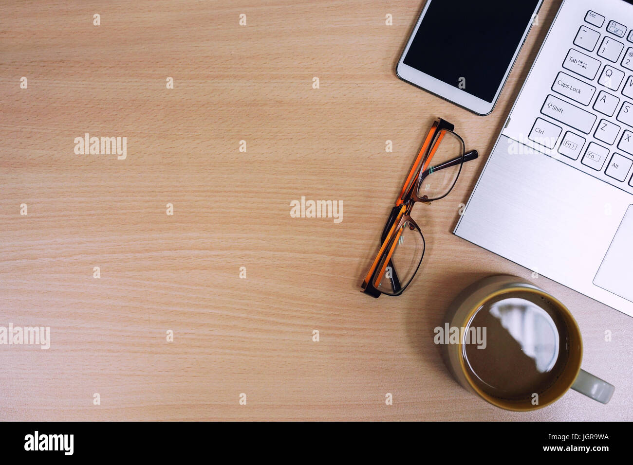 Office desk space Stock Photo - Alamy