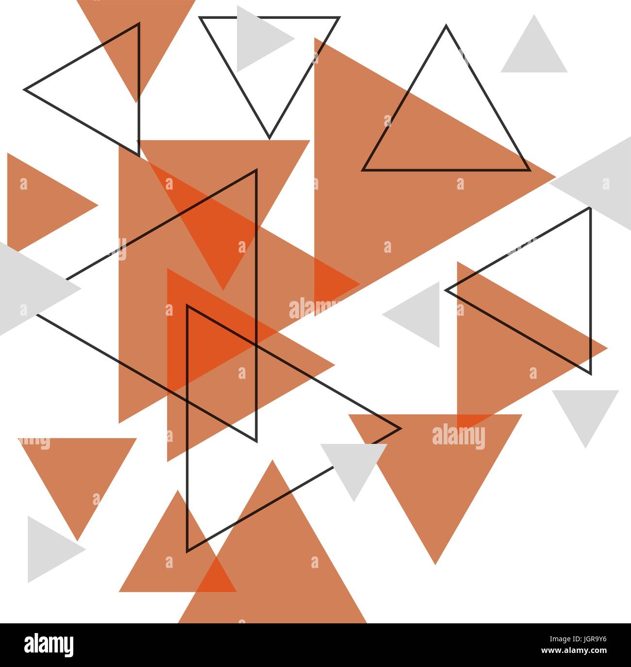 Abstract orange triangle banner background, stock vector Stock Vector Image & Art - Alamy