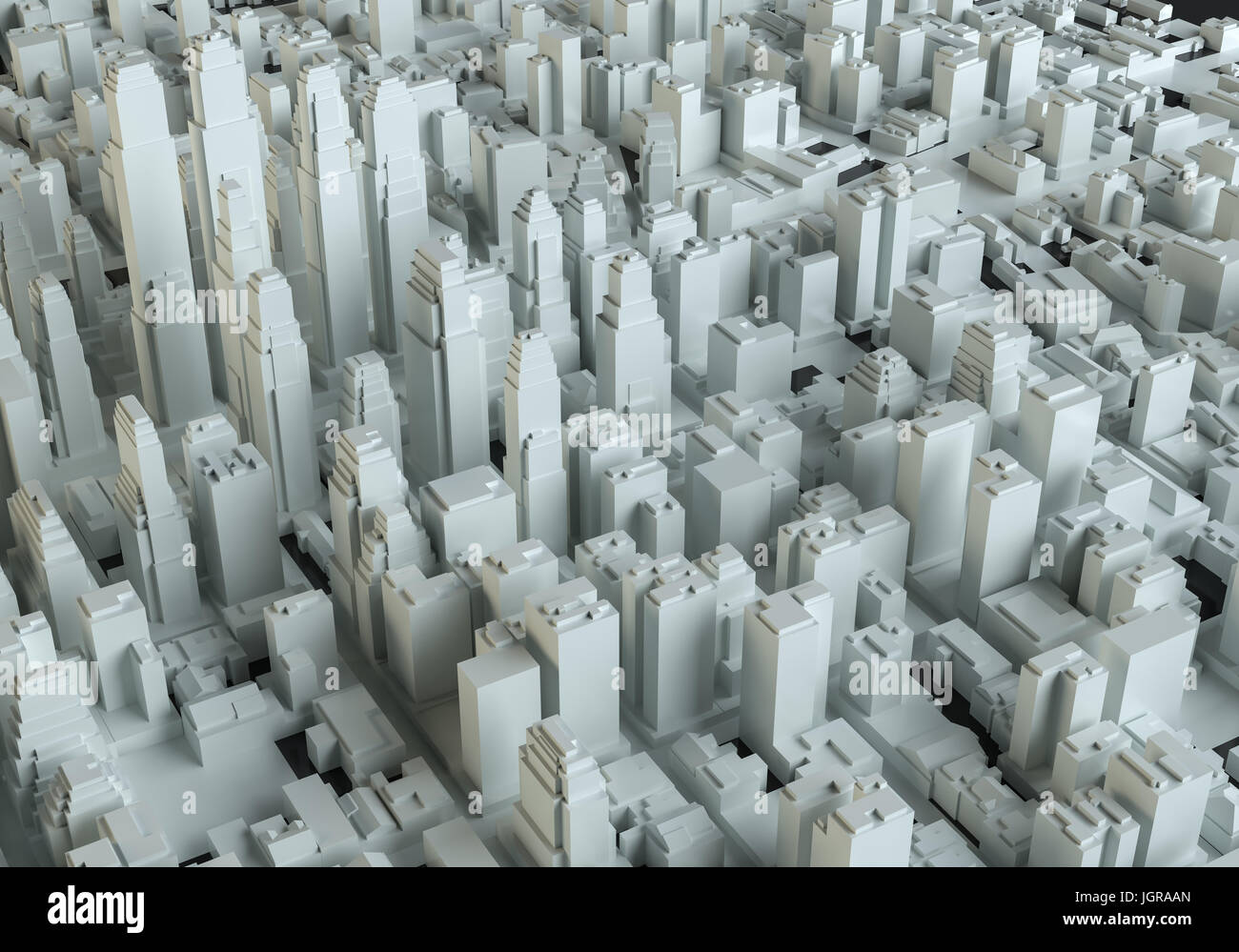 City background 3d render aerial hi-res stock photography and images ...